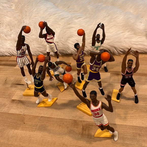NBA | Toys | Vintage Bundle Lot Of 9 Nba Basketball Loose Action ...